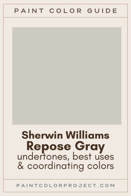 Repose Gray: a complete color review - The Paint Color Project