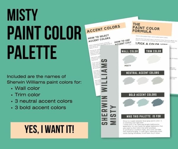 Sherwin Williams Misty: a complete color review - The Paint Color Project