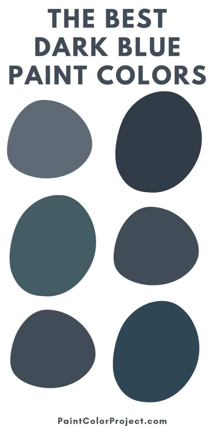 The 6 best dark blue paint colors - The Paint Color Project