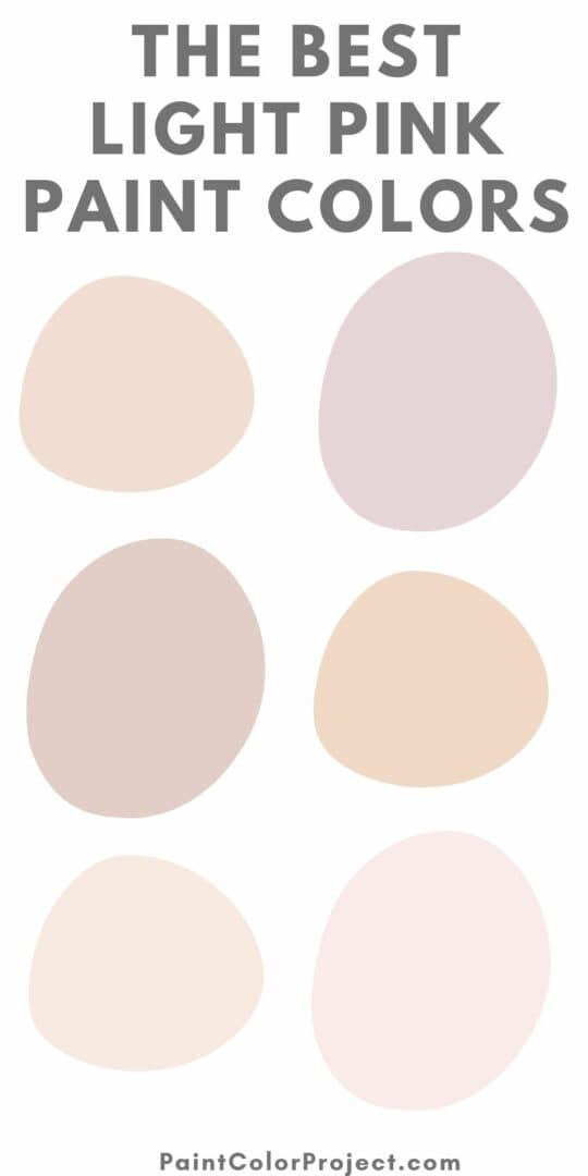 The best light pink paint colors for your home - The Paint Color Project