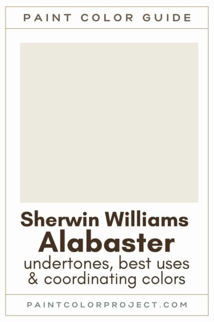 Sherwin Williams Alabaster: Complete Color Review - The Paint Color Project