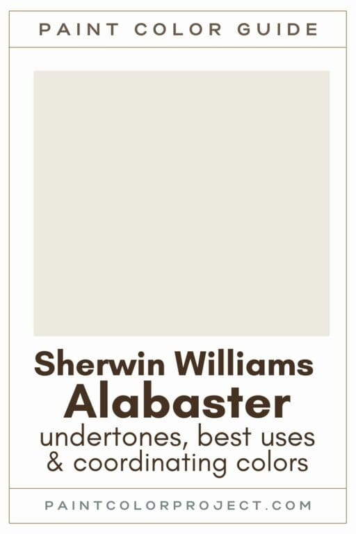 Sherwin Williams Alabaster: Complete Color Review - The Paint Color Project
