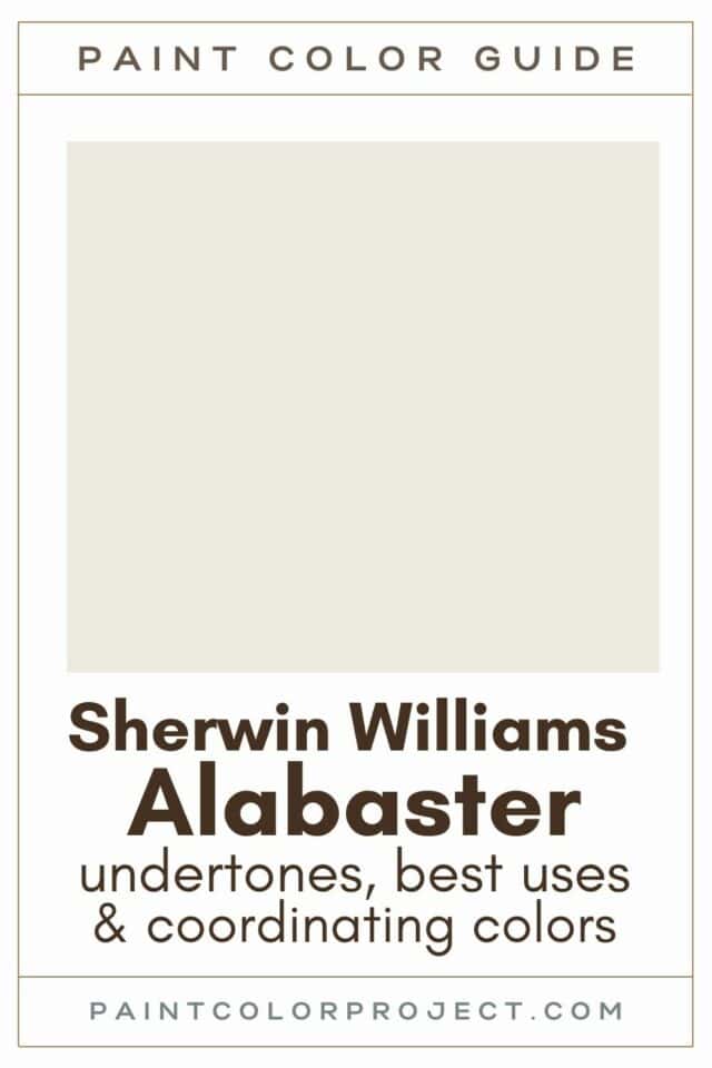 Sherwin Williams Alabaster: Complete Color Review - The Paint Color Project