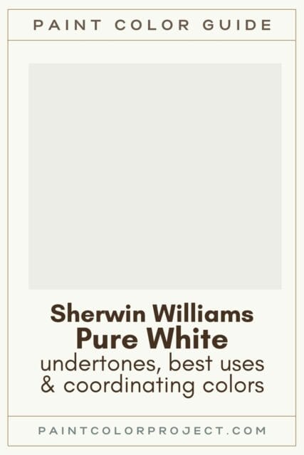 Sherwin Williams Pure White: a complete color review! - The Paint Color ...