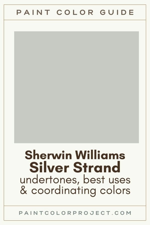 Sherwin Williams Silver Strand: a complete color review! - The Paint ...