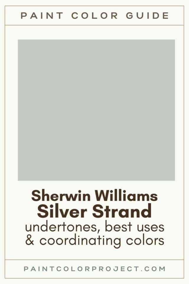 Sherwin Williams Silver Strand: a complete color review! - The Paint ...