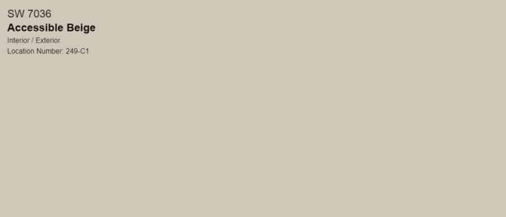 Sherwin Williams Natural Tan vs Accessible Beige: let's compare! - The ...