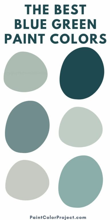 The best blue-green paint colors - The Paint Color Project