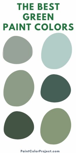 The best green paint colors - The Paint Color Project
