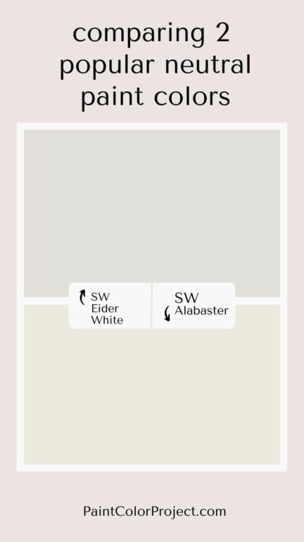 Sherwin Williams Alabaster: Complete Color Review - The Paint Color Project