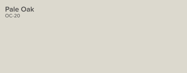 Benjamin Moore Pale Oak: a complete color review - The Paint Color Project