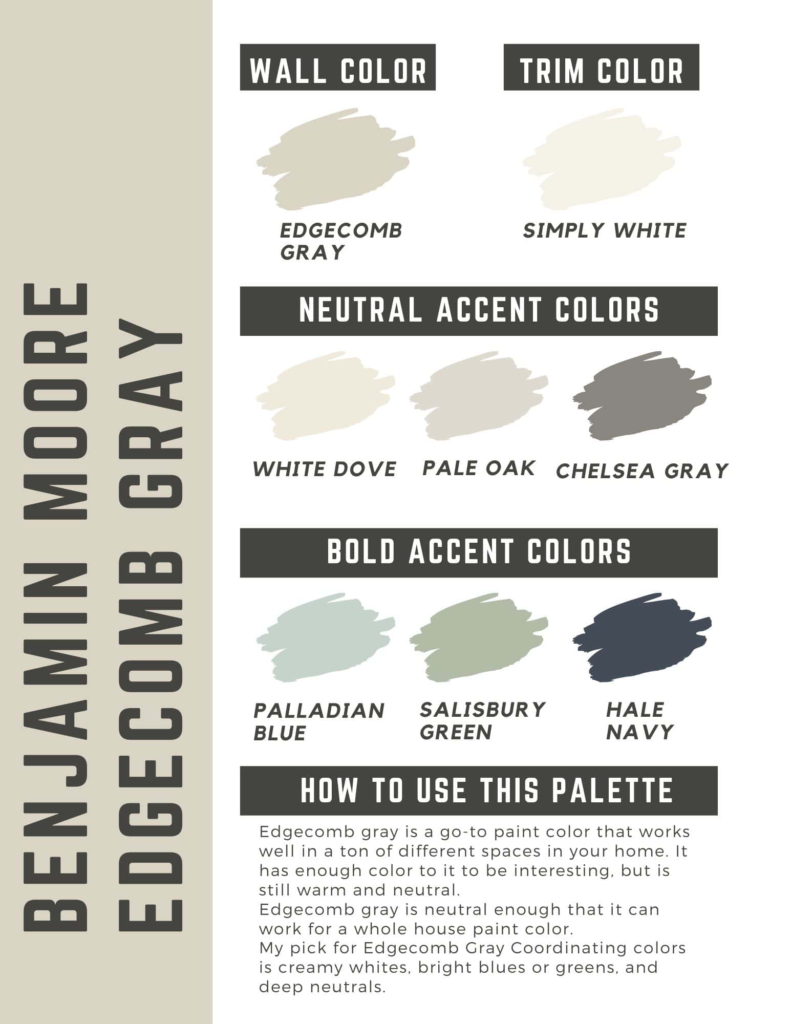 Benjamin Moore Edgecomb Gray: complete color review - The Paint Color ...