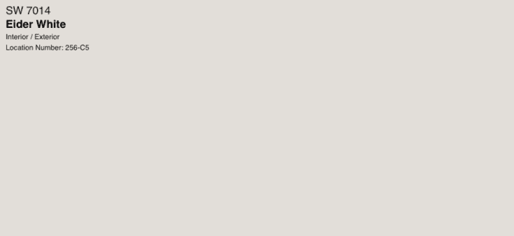 Sherwin Williams Eider White: a complete color review - The Paint Color ...