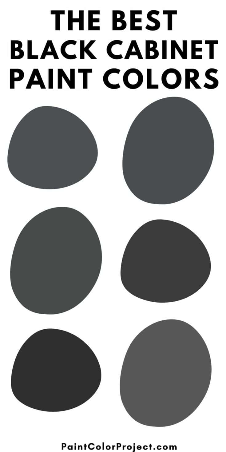 The 12 Best Black Paint Colors for Cabinets - The Paint Color Project