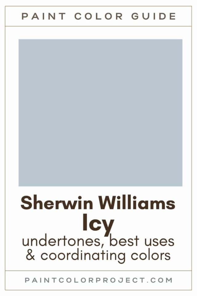 Sherwin Williams Icy: a complete color review - The Paint Color Project