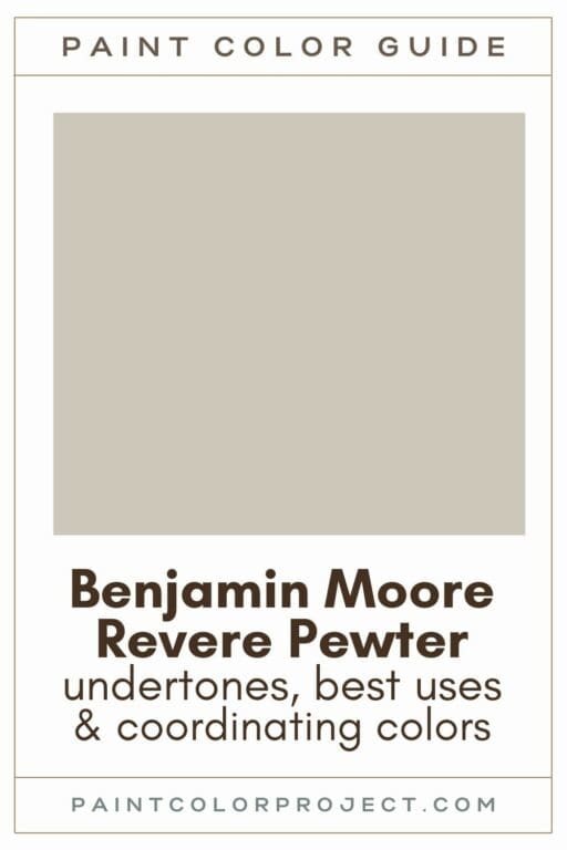 Benjamin Moore Revere Pewter: a complete color review - The Paint Color ...