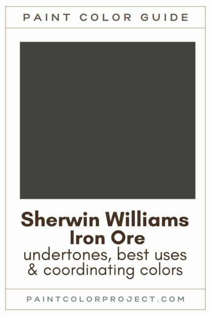 Sherwin Williams Iron Ore: a complete color review - The Paint Color ...