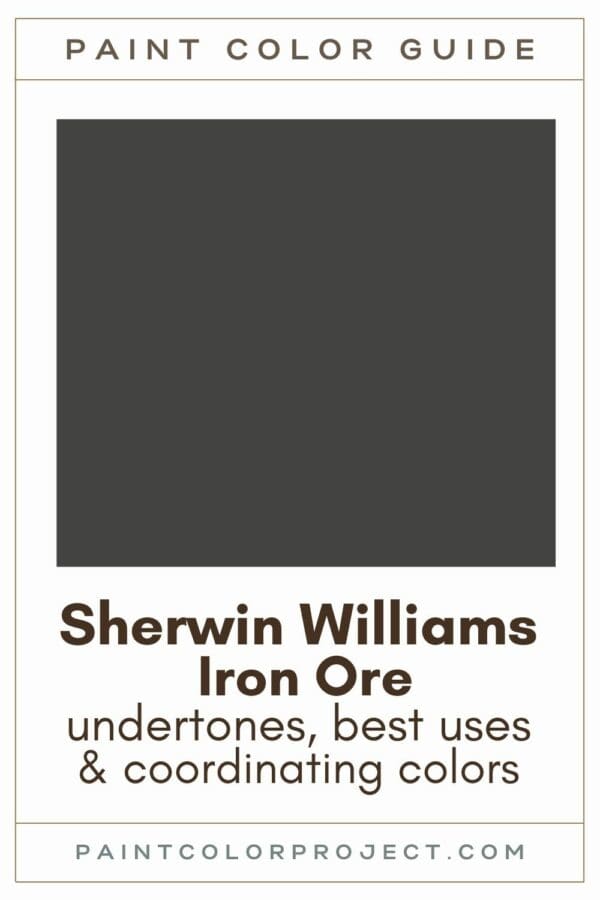 Sherwin Williams Iron Ore: a complete color review - The Paint Color ...