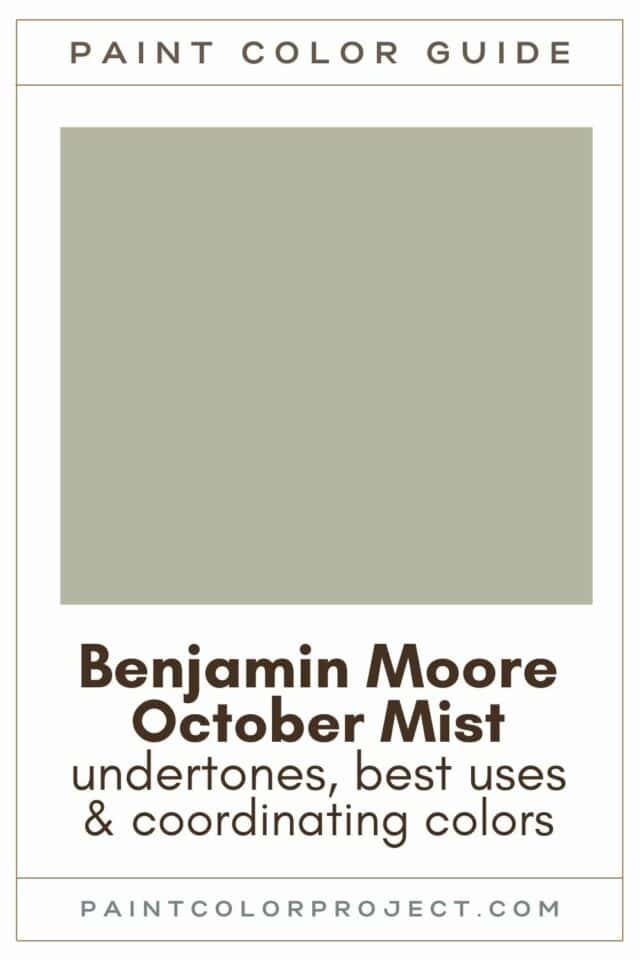 Benjamin Moore October Mist: A Complete Color Review - The Paint Color ...