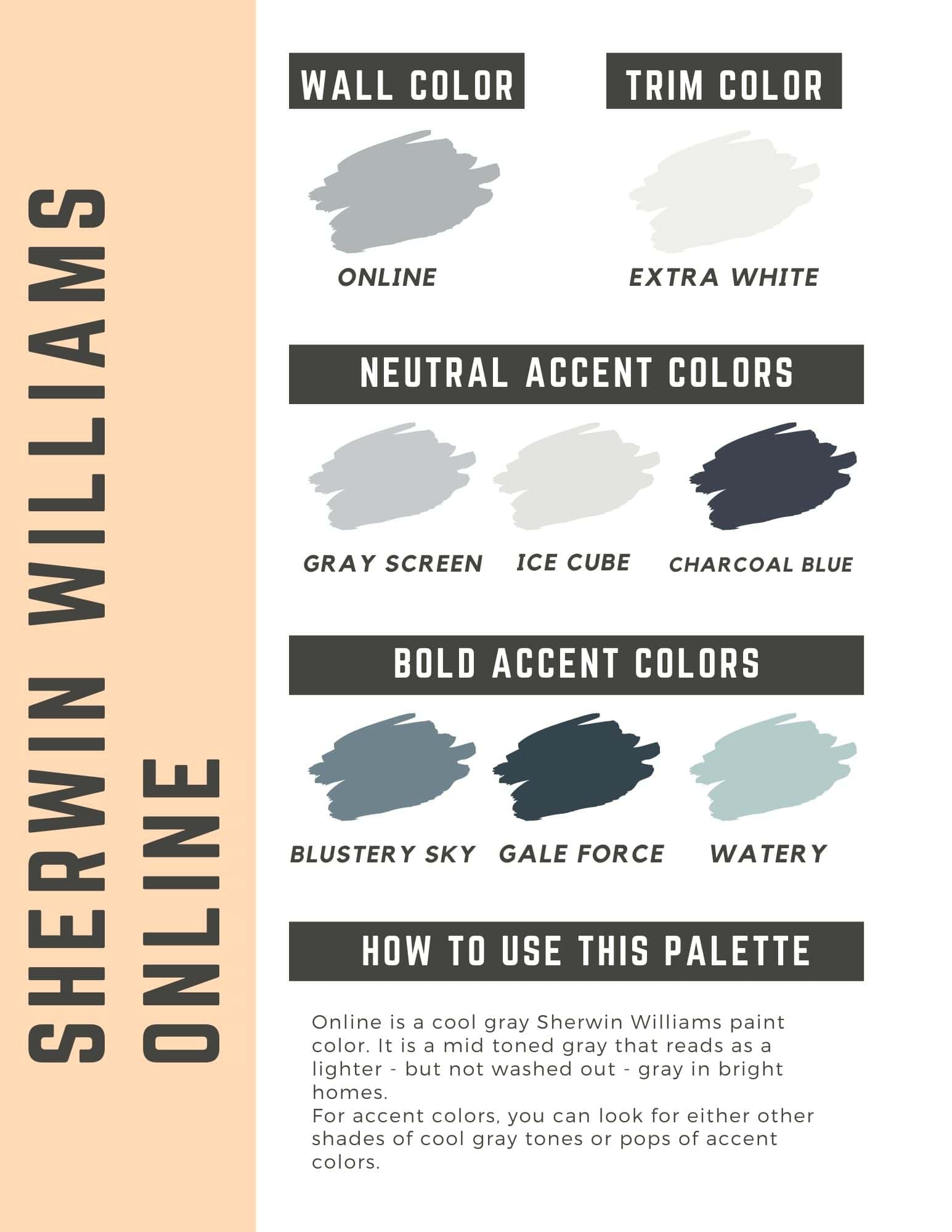 Sherwin Williams Online Coordinating Colors - The Paint Color Project