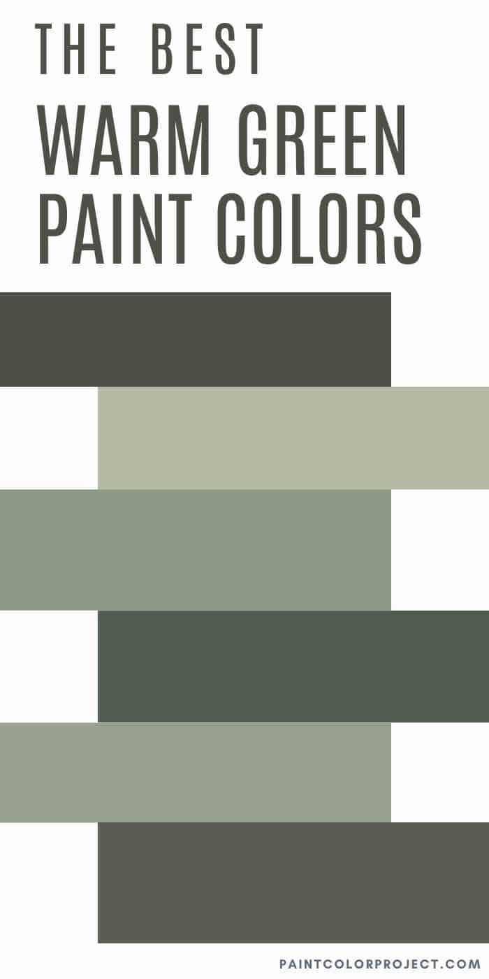 The best warm green paint colors - The Paint Color Project
