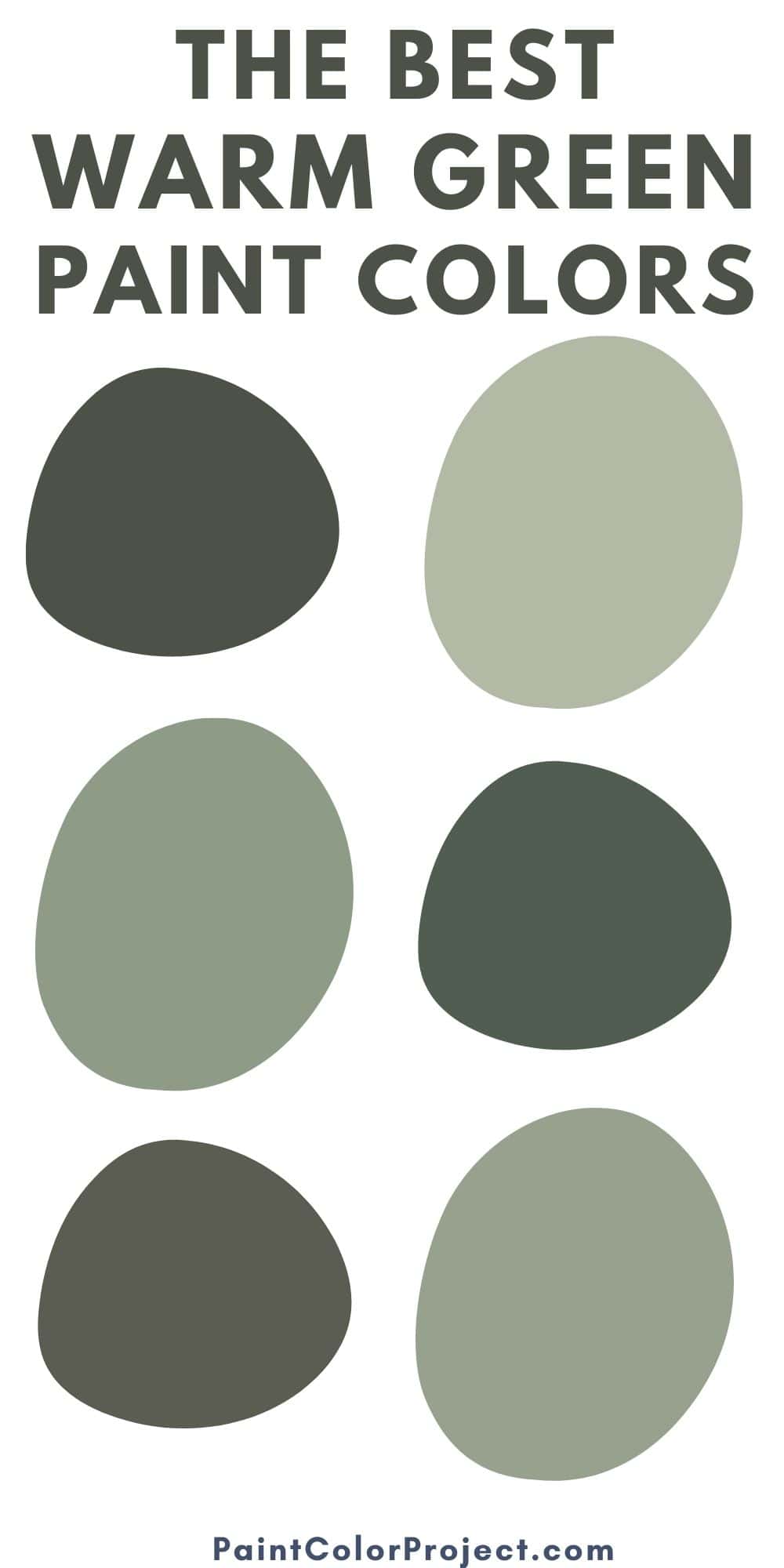 The best warm green paint colors - The Paint Color Project