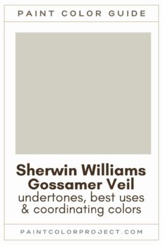 Sherwin Williams Gossamer Veil: a complete color review - The Paint ...