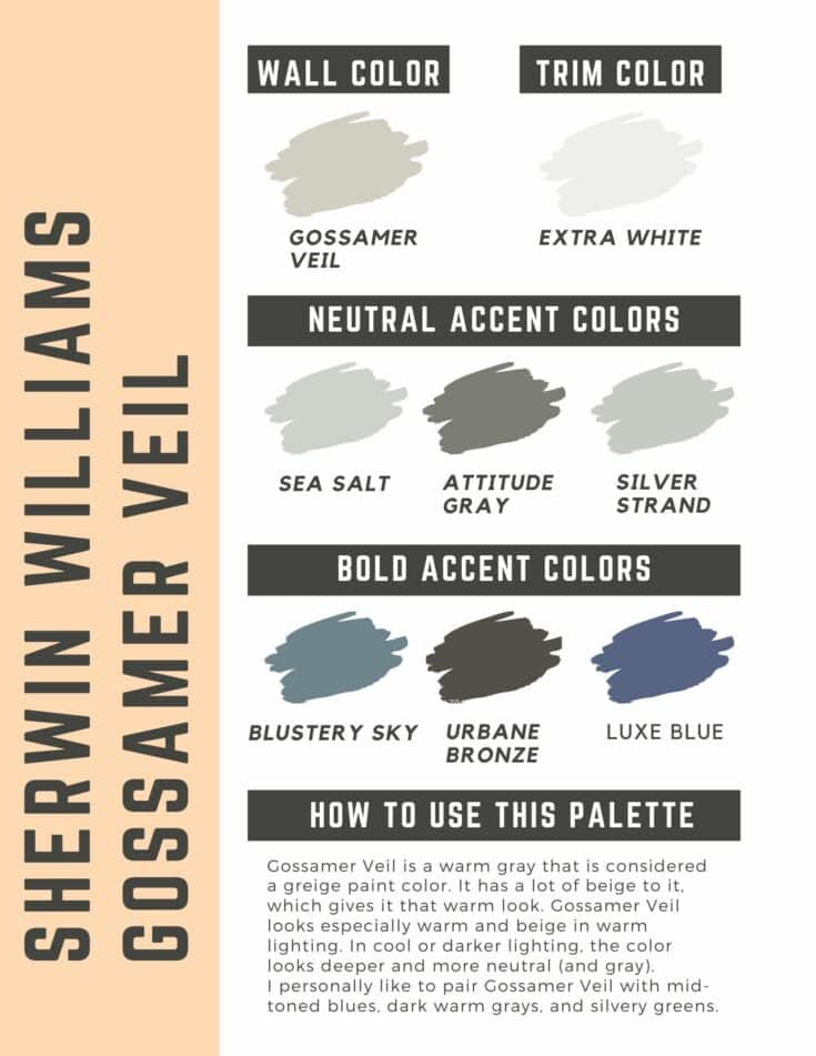 Sherwin Williams Gossamer Veil: a complete color review - The Paint ...