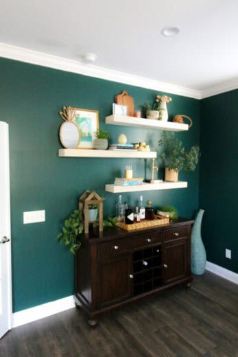 Behr Dark Everglade - a complete color review - The Paint Color Project