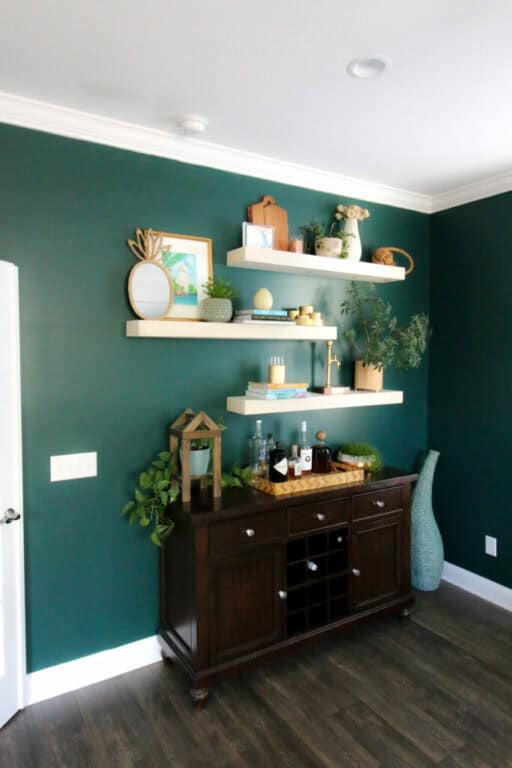 Behr Dark Everglade - a complete color review - The Paint Color Project