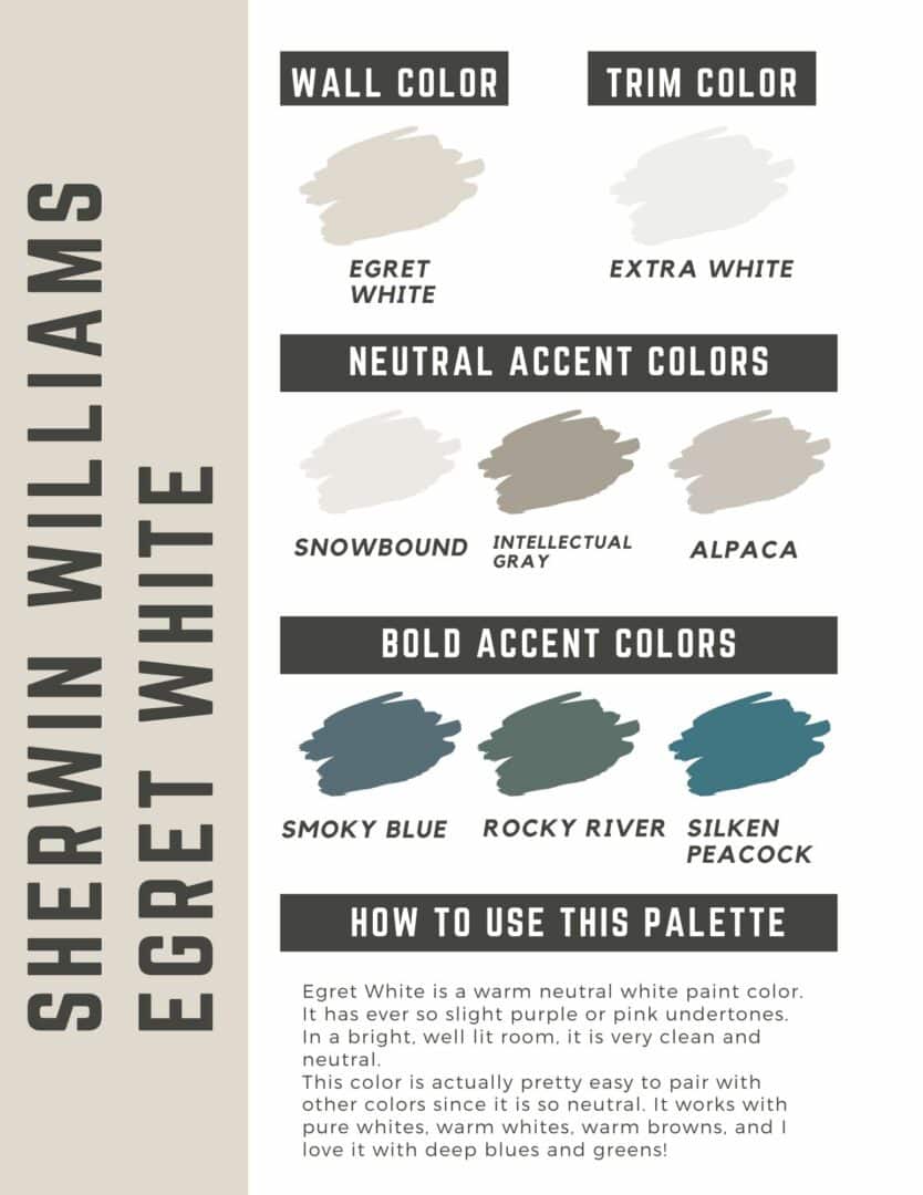 Sherwin Williams Egret White: complete color review - The Paint Color ...