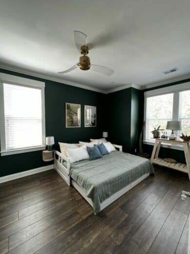 Behr Dark Everglade - a complete color review - The Paint Color Project