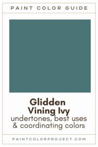 Glidden Vining Ivy: complete color review - The Paint Color Project