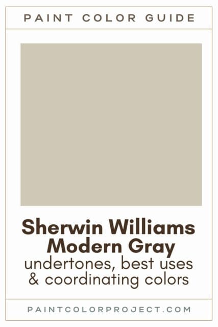 Sherwin Williams Modern Gray: a complete color review - The Paint Color ...