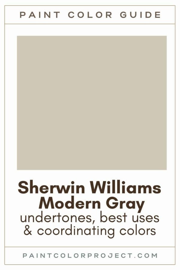 Sherwin Williams Modern Gray: a complete color review - The Paint Color ...