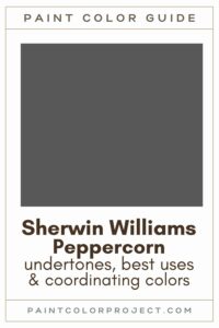Sherwin Williams Peppercorn: a complete color review - The Paint Color ...