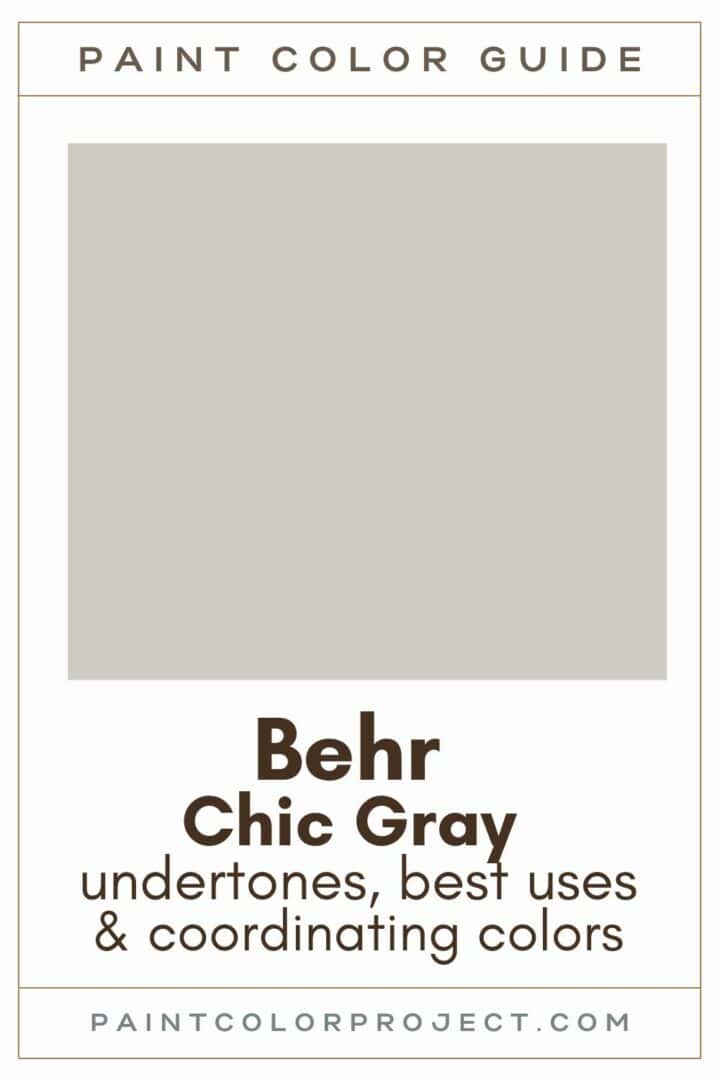 Behr Chic Gray: complete color review - The Paint Color Project