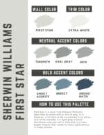 Sherwin Williams First Star: a complete color review - The Paint Color ...