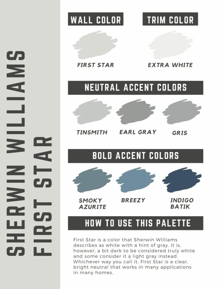 Sherwin Williams First Star: a complete color review - The Paint Color ...