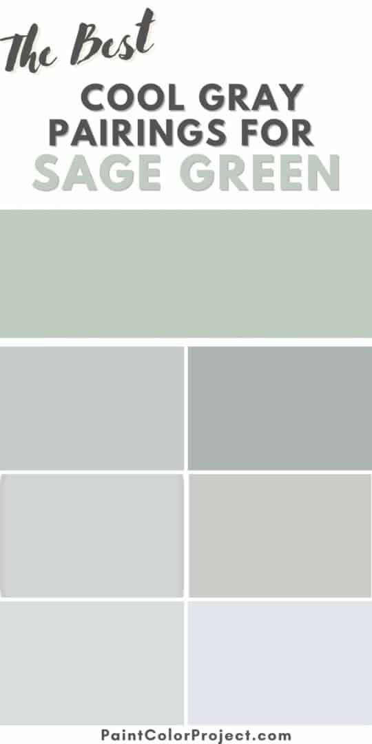 The best gray to pair with sage green - The Paint Color Project