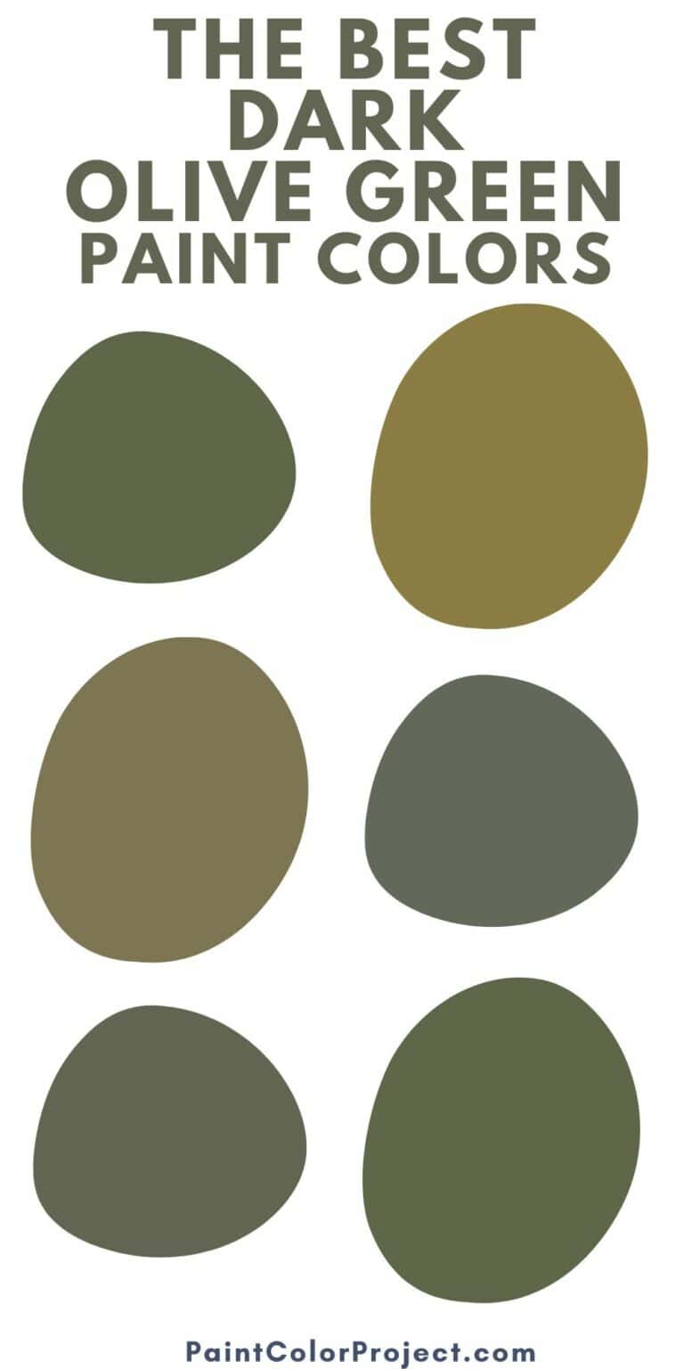 The best dark olive green paint colors - The Paint Color Project