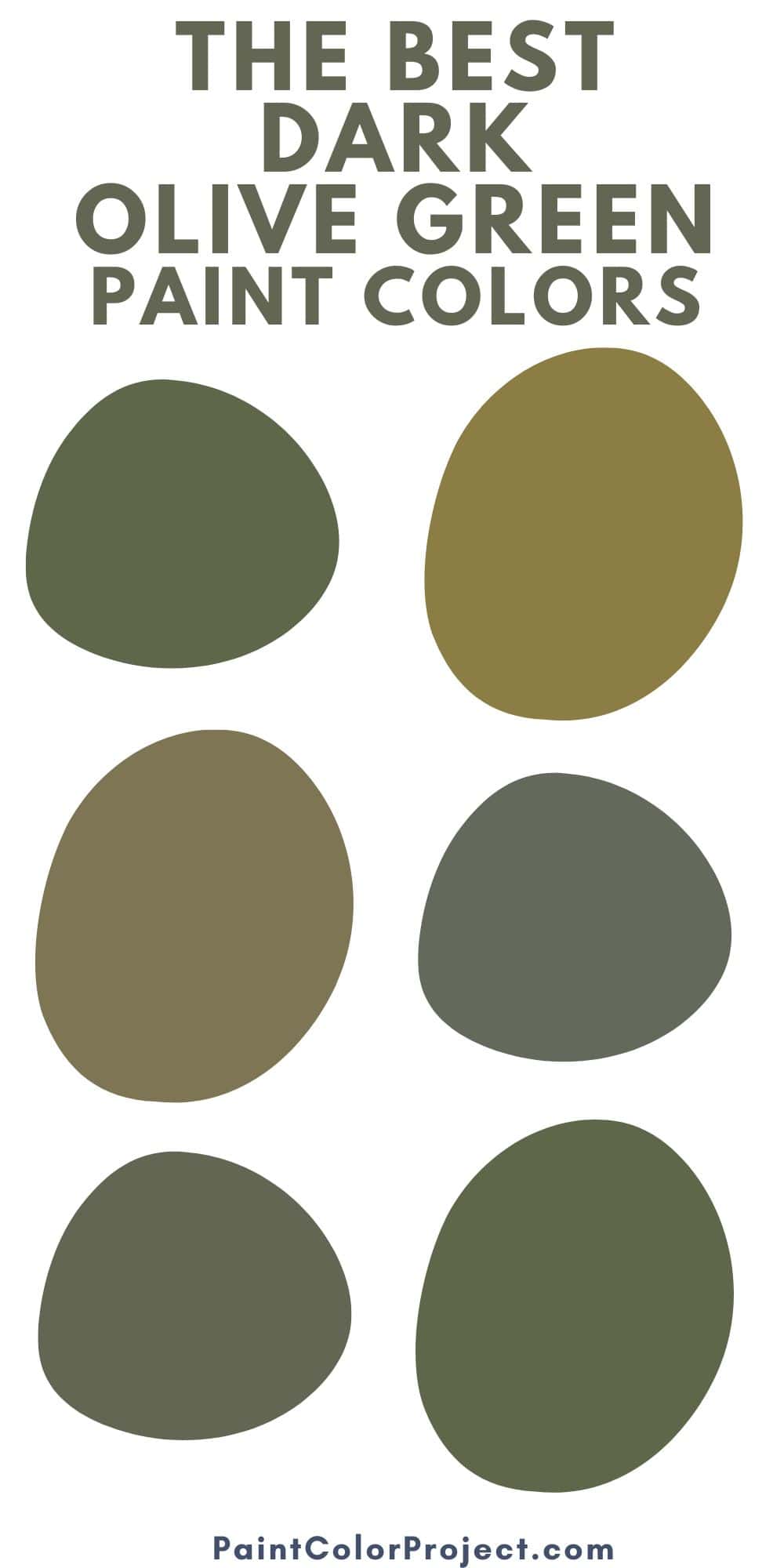 The Best Dark Olive Green Paint Colors The Paint Color Project The Best Dark Olive Green Paint Colors The Paint Color Project