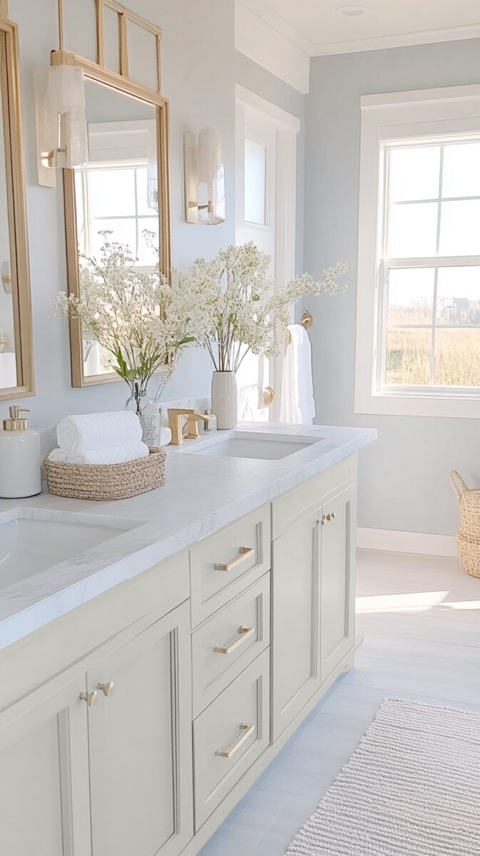 Fresh and Clean Bathroom Paint Color Ideas - The Paint Color Project