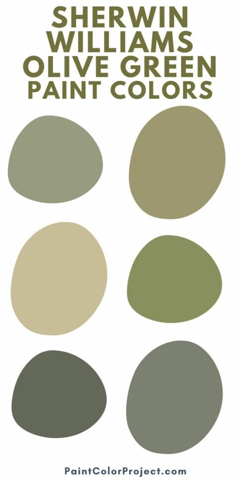 The 11 best Sherwin Williams Olive Green paint colors - The Paint Color ...
