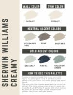 Sherwin Williams Creamy: a complete color review - The Paint Color Project