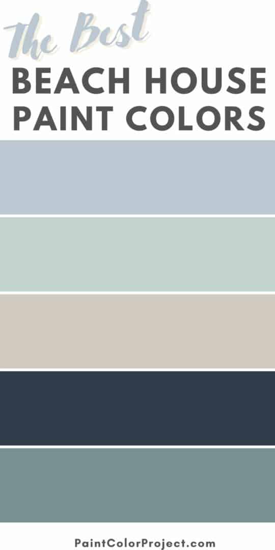 The Best Coastal Paint Colors for a Beachy Vibe - The Paint Color Project The Best Coastal Paint Colors for a Beachy Vibe - The Paint Color Project