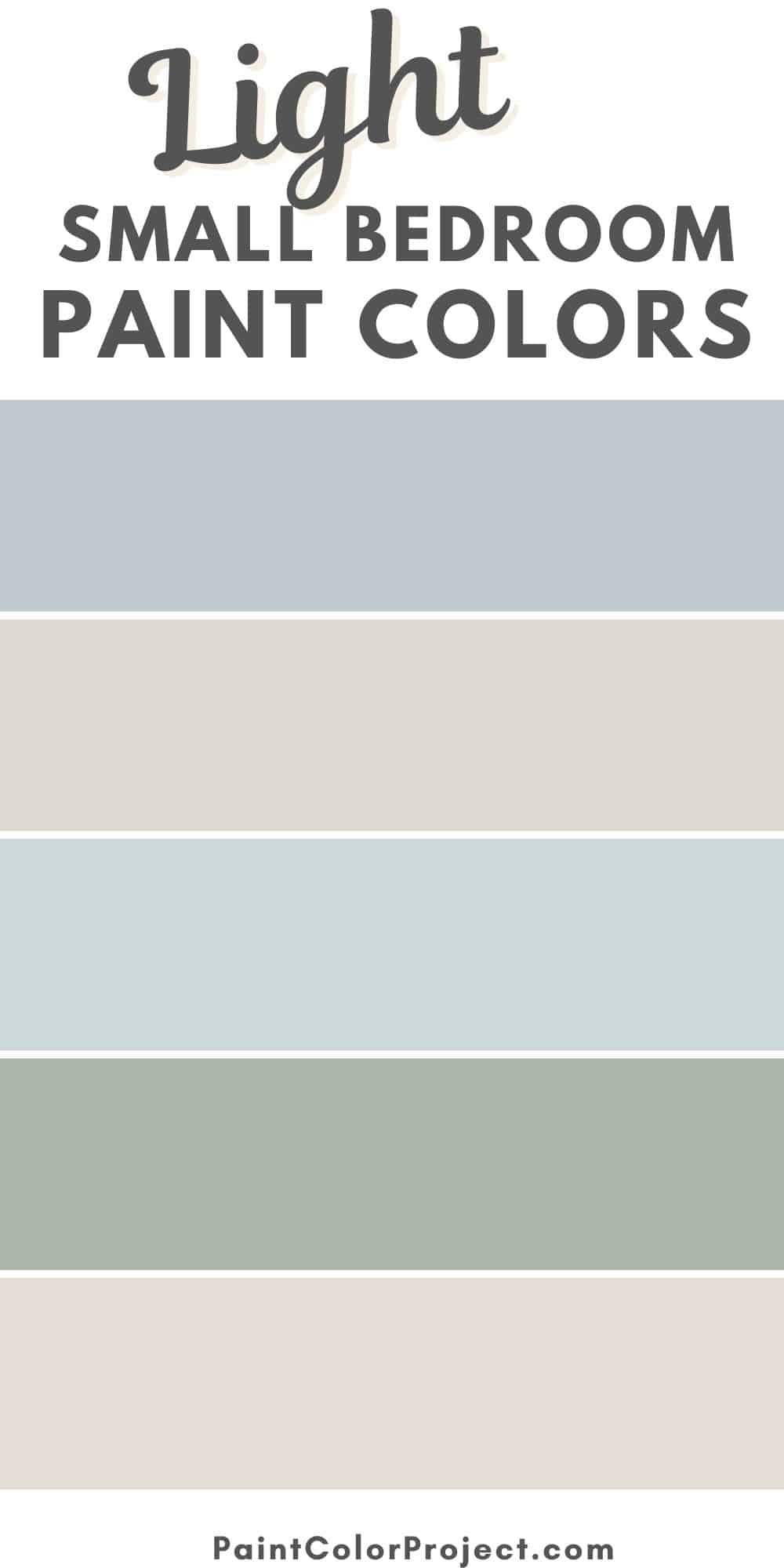 Best paint colors for small bedrooms - The Paint Color Project