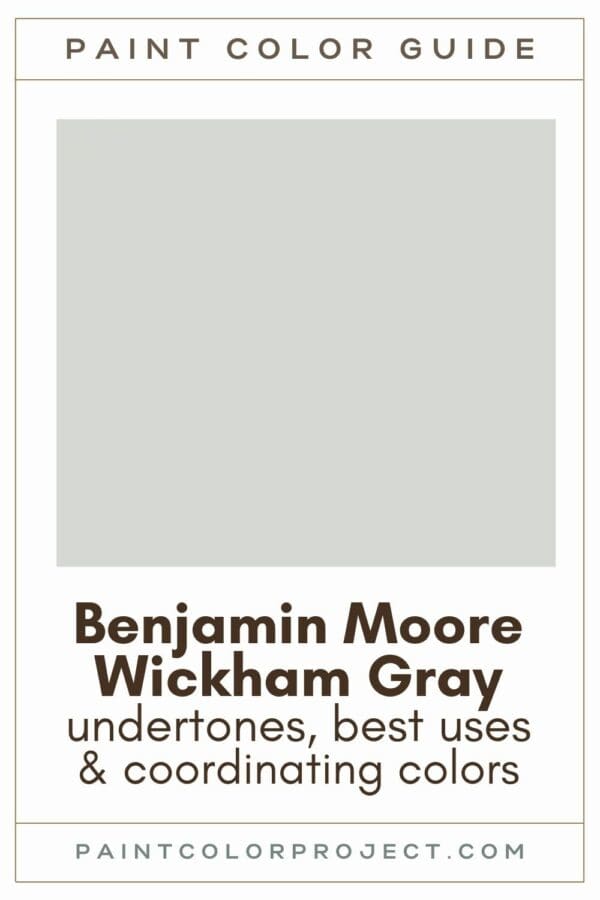 Benjamin Moore Wickham Gray: a complete color review - The Paint Color ...
