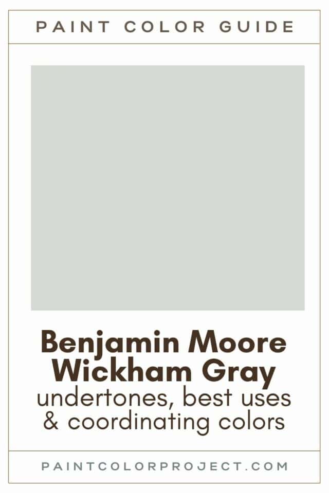 Benjamin Moore Wickham Gray: a complete color review - The Paint Color ...