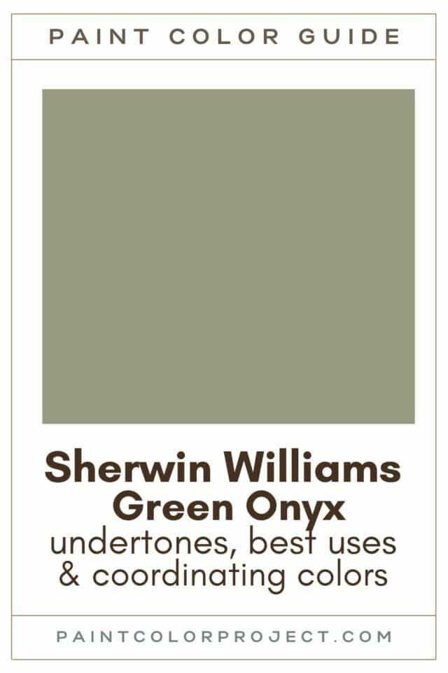 Sherwin Williams Green Onyx: complete color review - The Paint Color ...